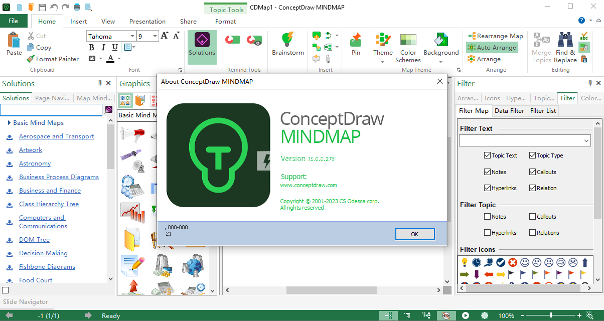 Download ConceptDraw MindMap 15.0.0.275 x64 full activated